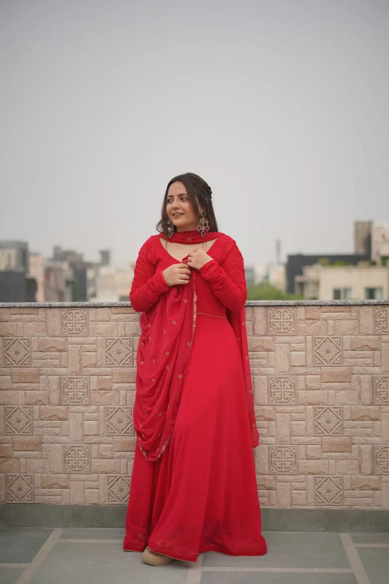 Noor Red Anaarkali – Nanki